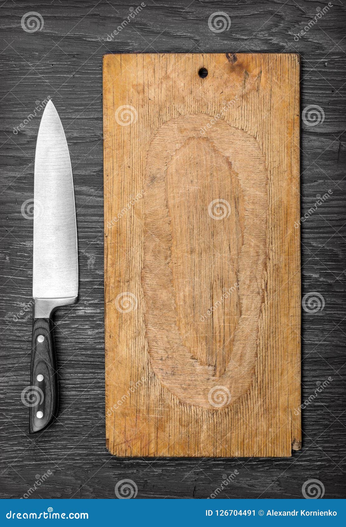 Big kitchen knife stock image. Image of restaurant, tool - 126704491