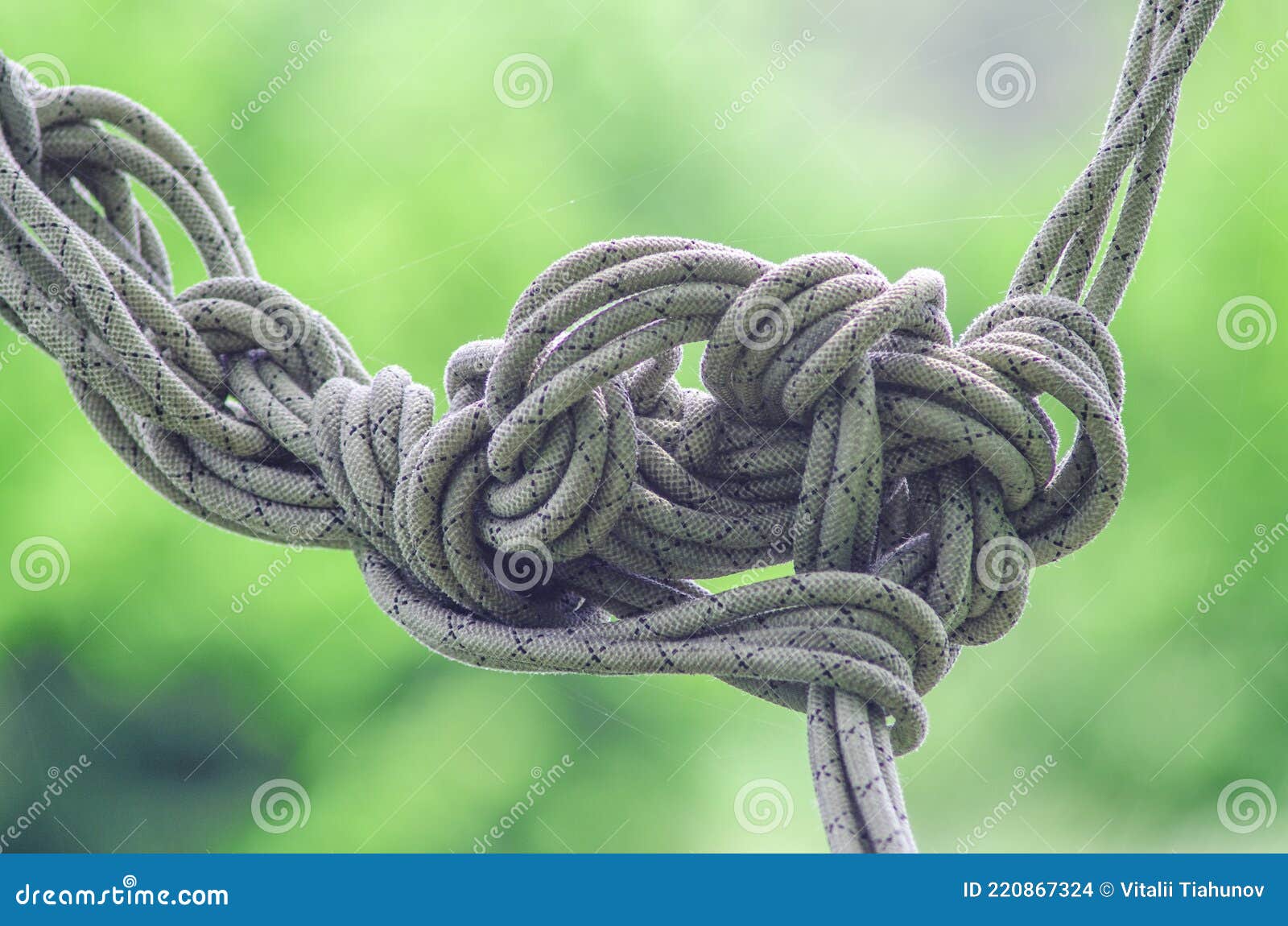 Big Knot, mess of ropes stock photo. Image of heap, rope - 220867324