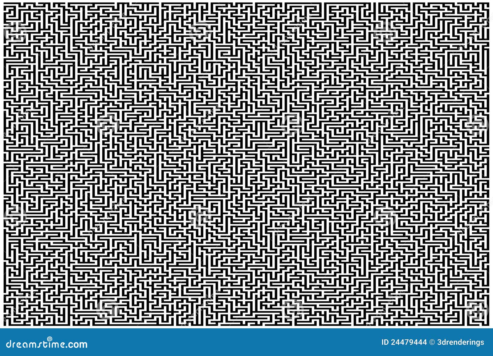 Big labyrinth stock illustration. Illustration of seek - 24479444