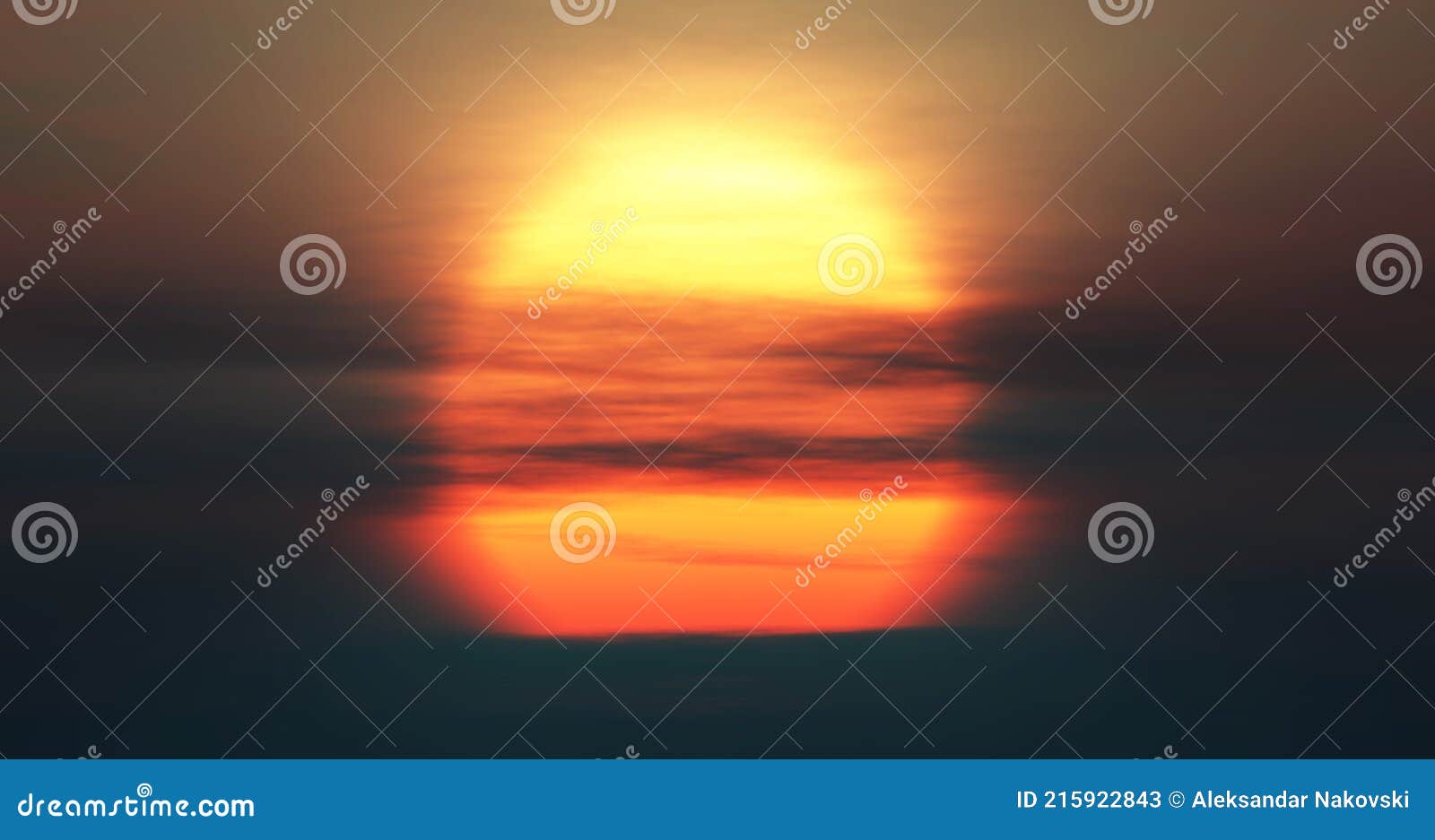 Big Large Sun Sunrise Sunset Stock Illustration - Illustration of ...