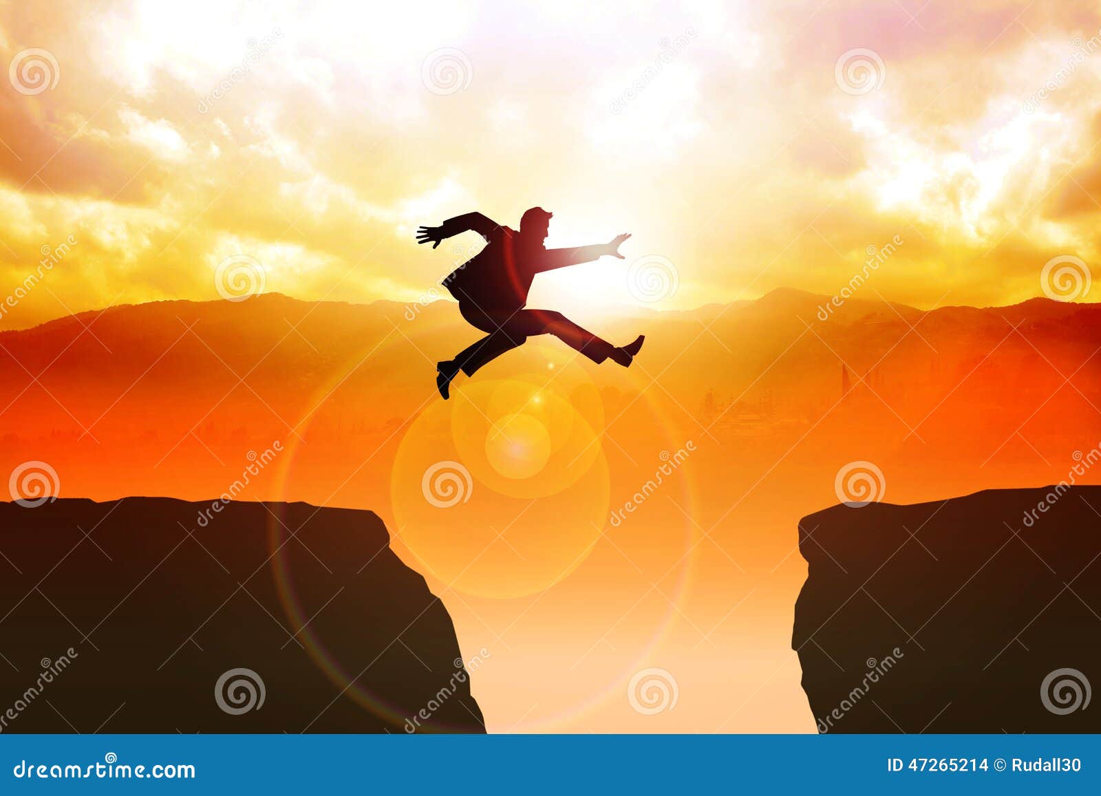 Big Leap stock illustration. Illustration of determination - 47265214