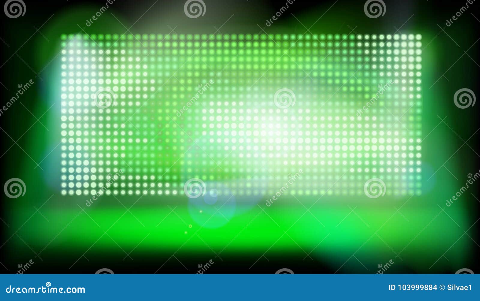 Big Led Projection Screen. Vector Illustration. Stock Vector ...