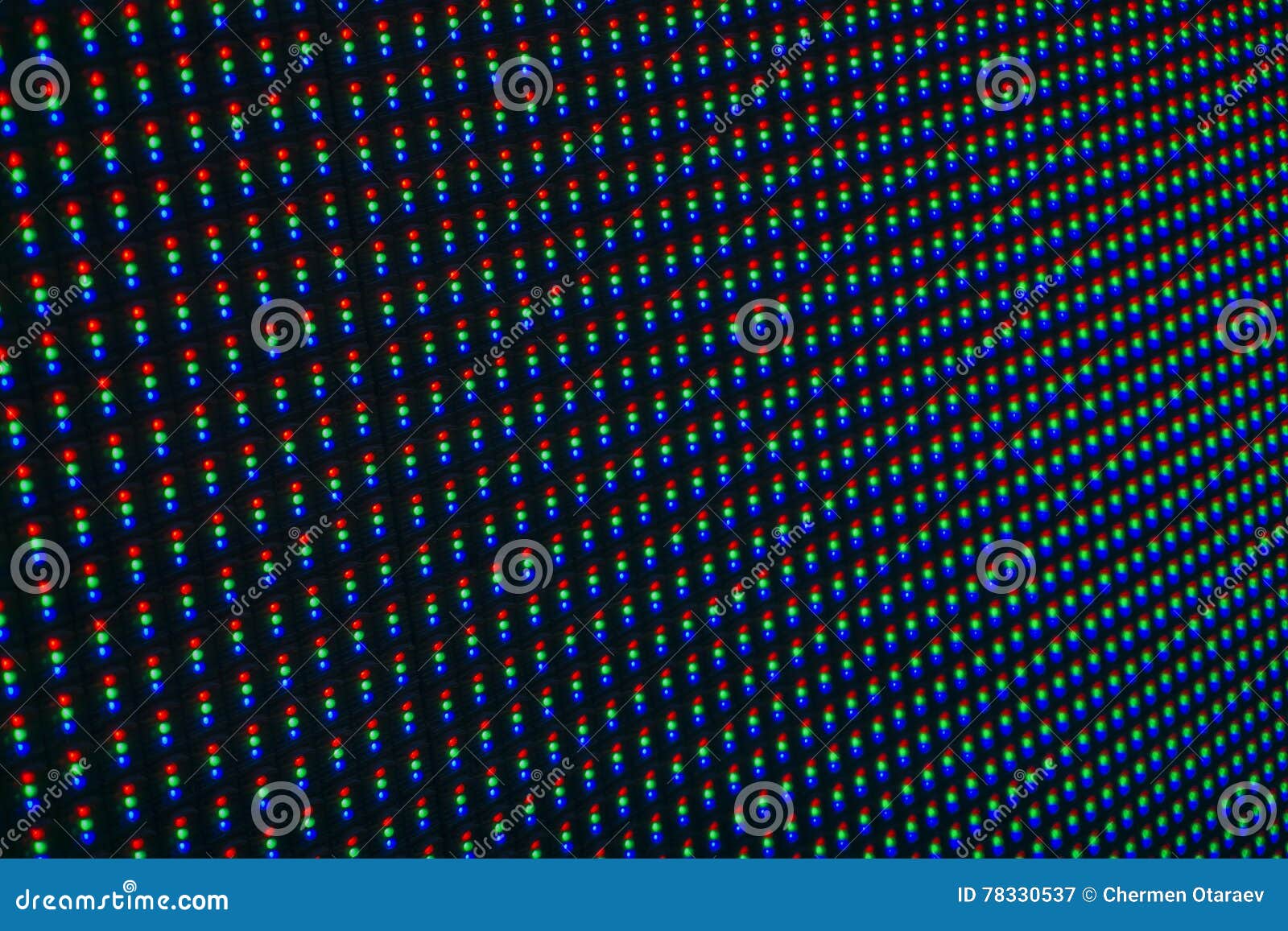 Big Led Screen Panel Closeup Pattern Stock Image - Image of frame ...