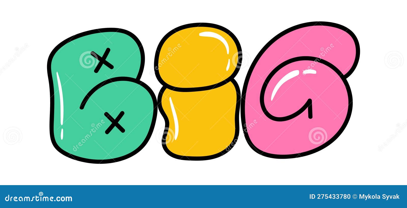 Big Lettering Street Graffiti Stock Vector - Illustration of graffiti ...