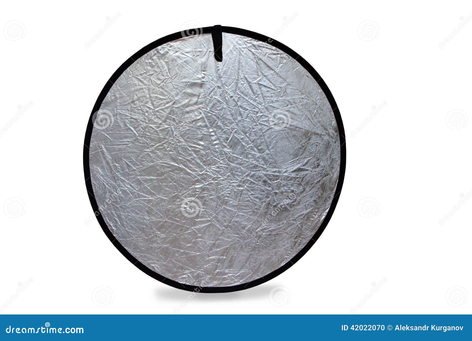Big Light Reflector in Silver Stock Photo - Image of camera, cutout ...