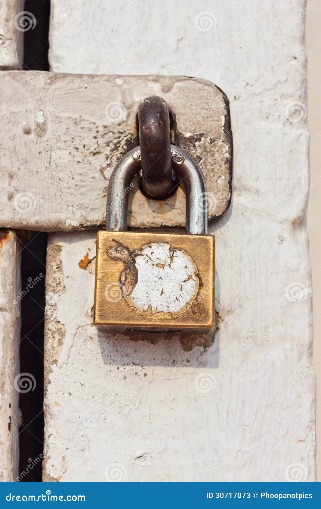 Big lock stock image. Image of lock, delivery, metal - 30717073