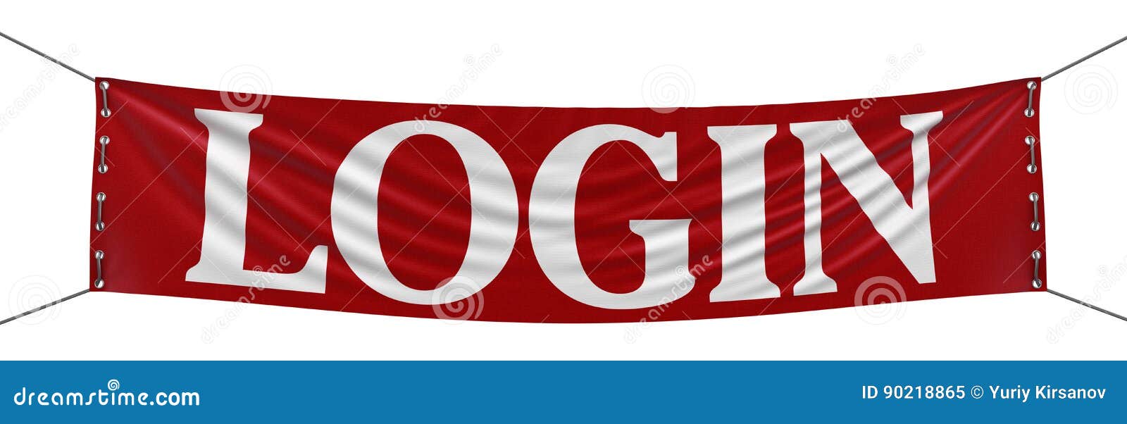 Big Login Banner stock illustration. Illustration of billboard - 90218865