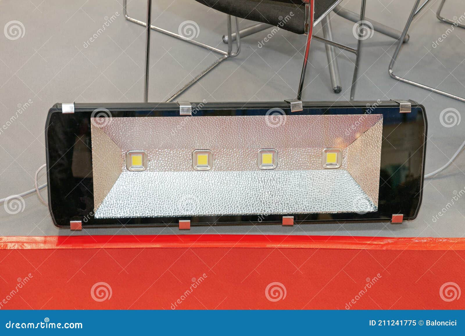 Long Led Light Floor stock image. Image of light, bulb - 211241775