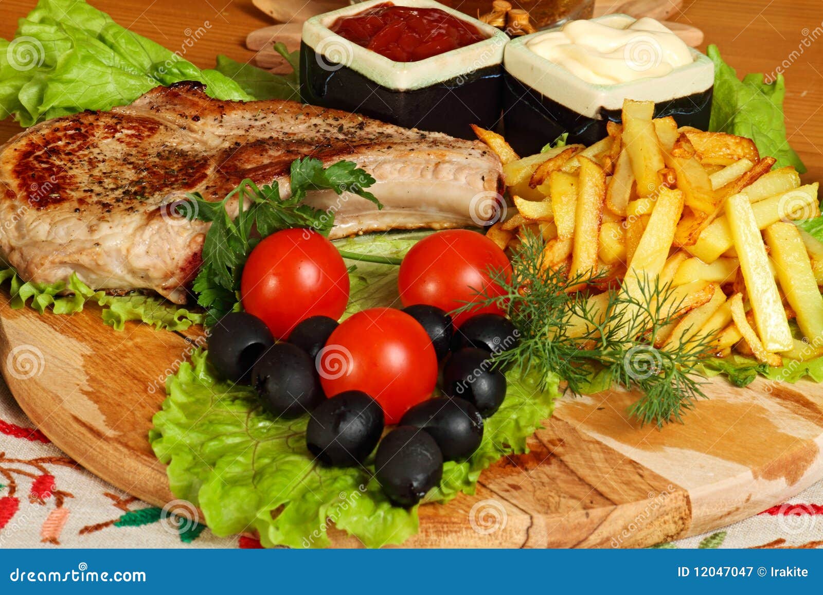 Big lunch stock image. Image of appetizer, ready, dinner - 12047047