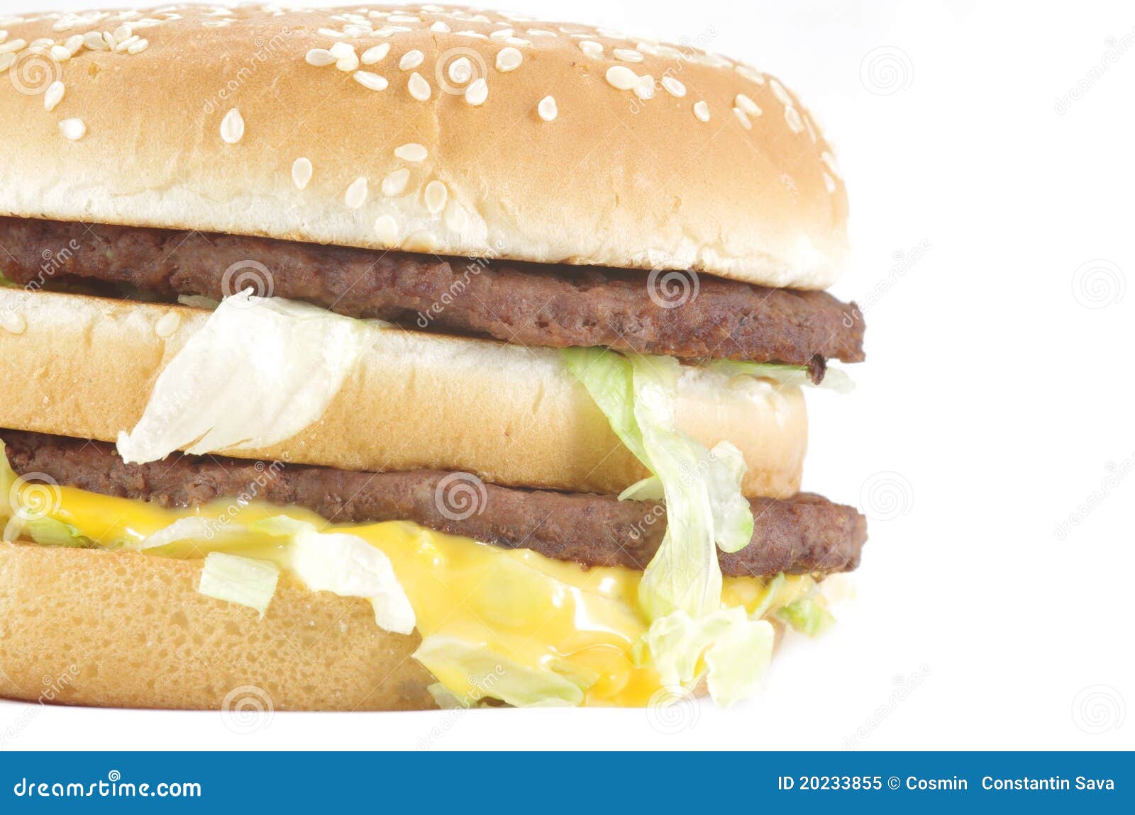 Big mac stock image. Image of cuisine, eating, isolated - 20233855