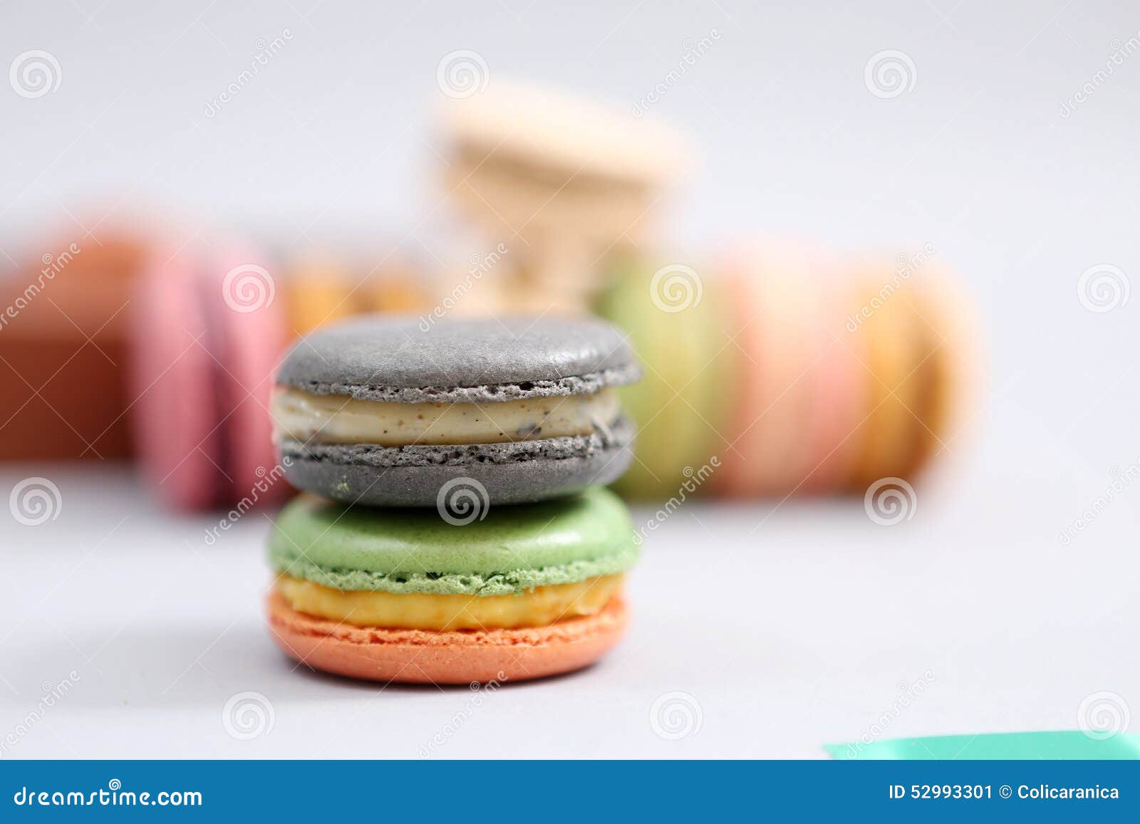 Big macarons stock image. Image of color, ingredient - 52993301