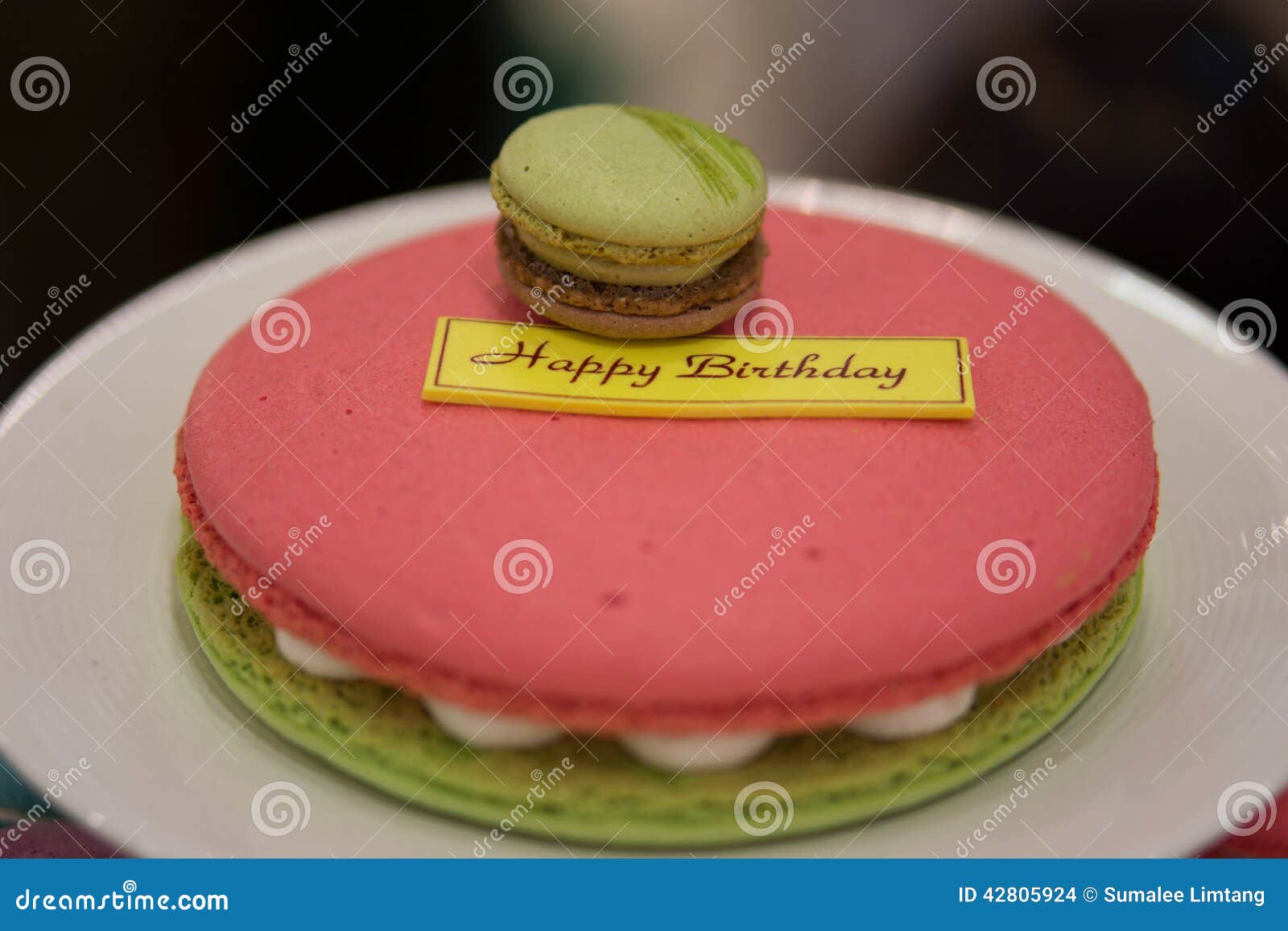 Big Macaroon stock photo. Image of fresh, bake, decoration - 42805924