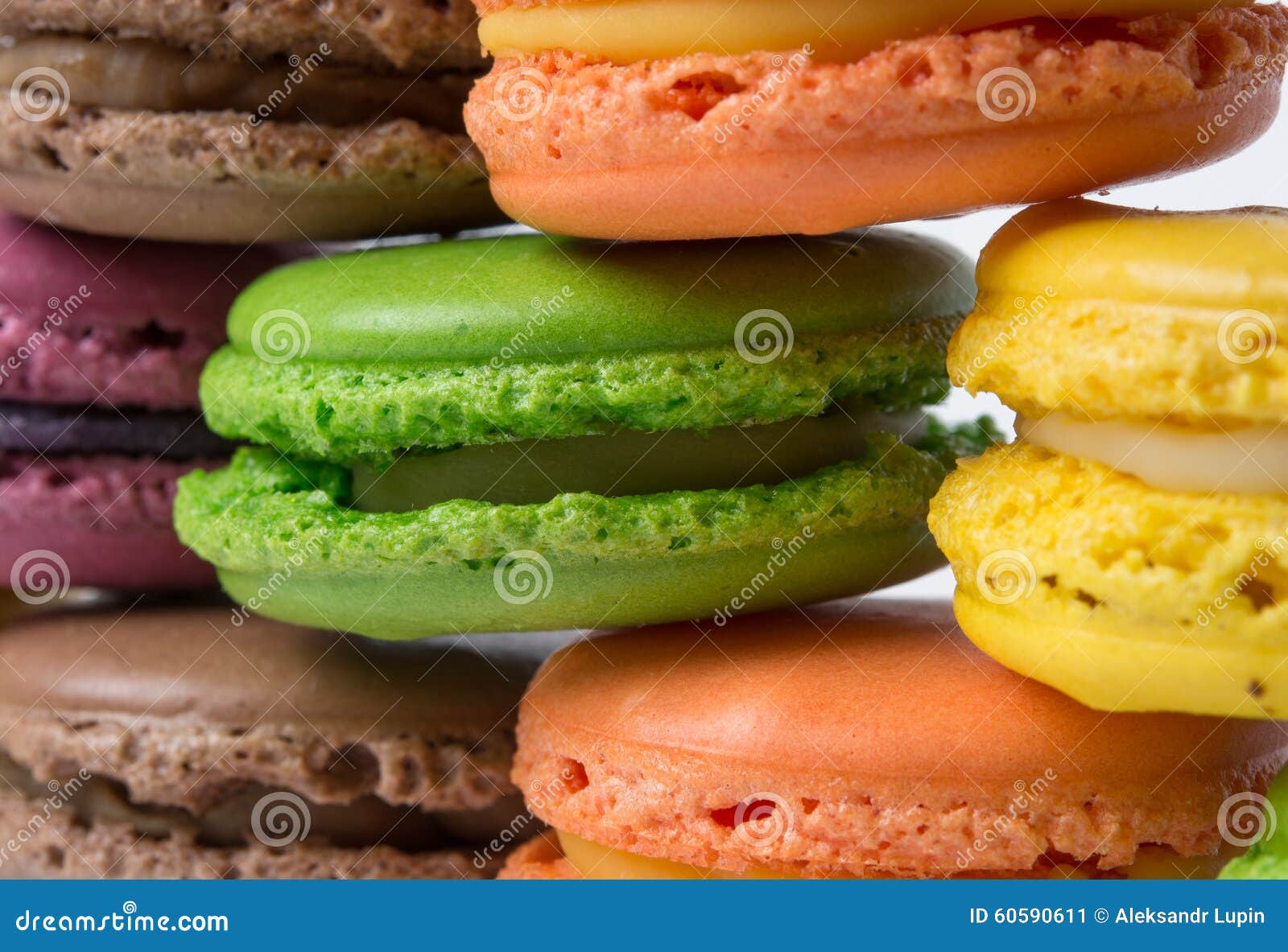 Big macaroons stock image. Image of pastries, macaroons - 60590611