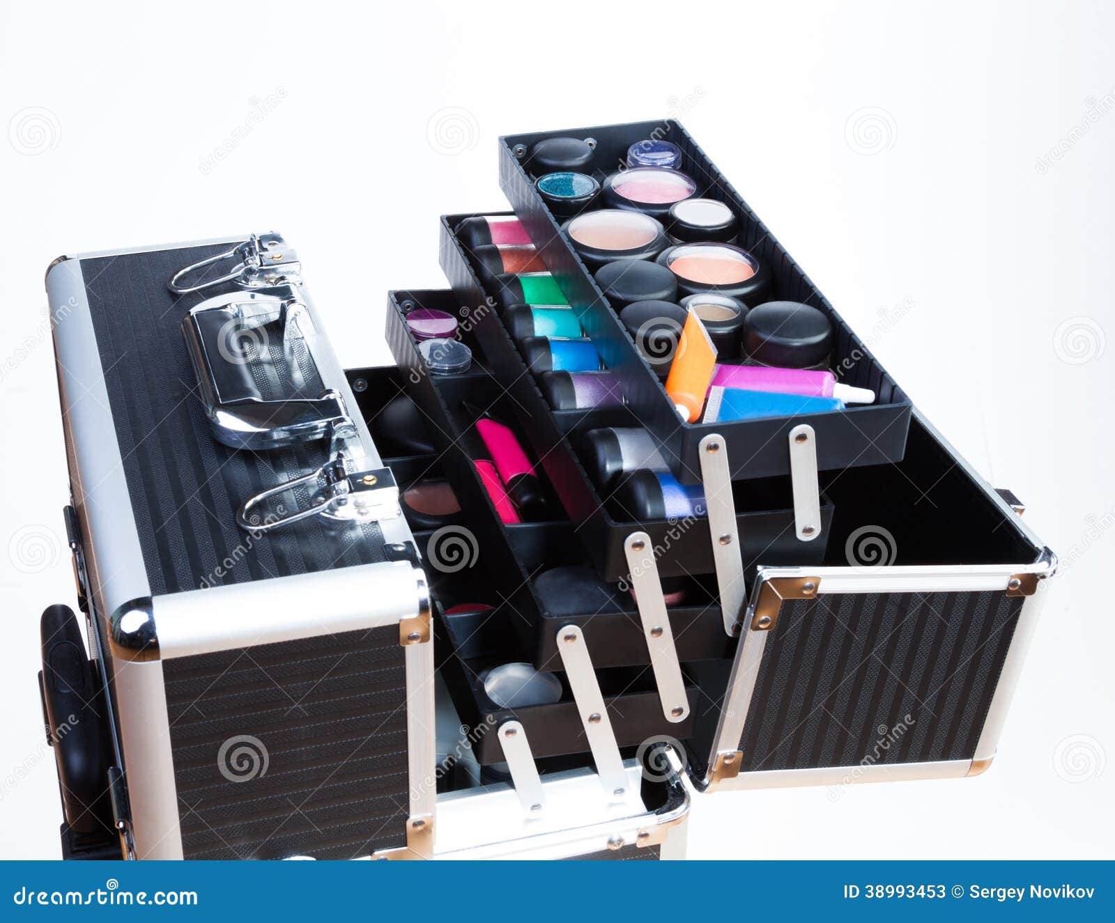 Big makeup case stock image. Image of beautician, closeup - 38993453