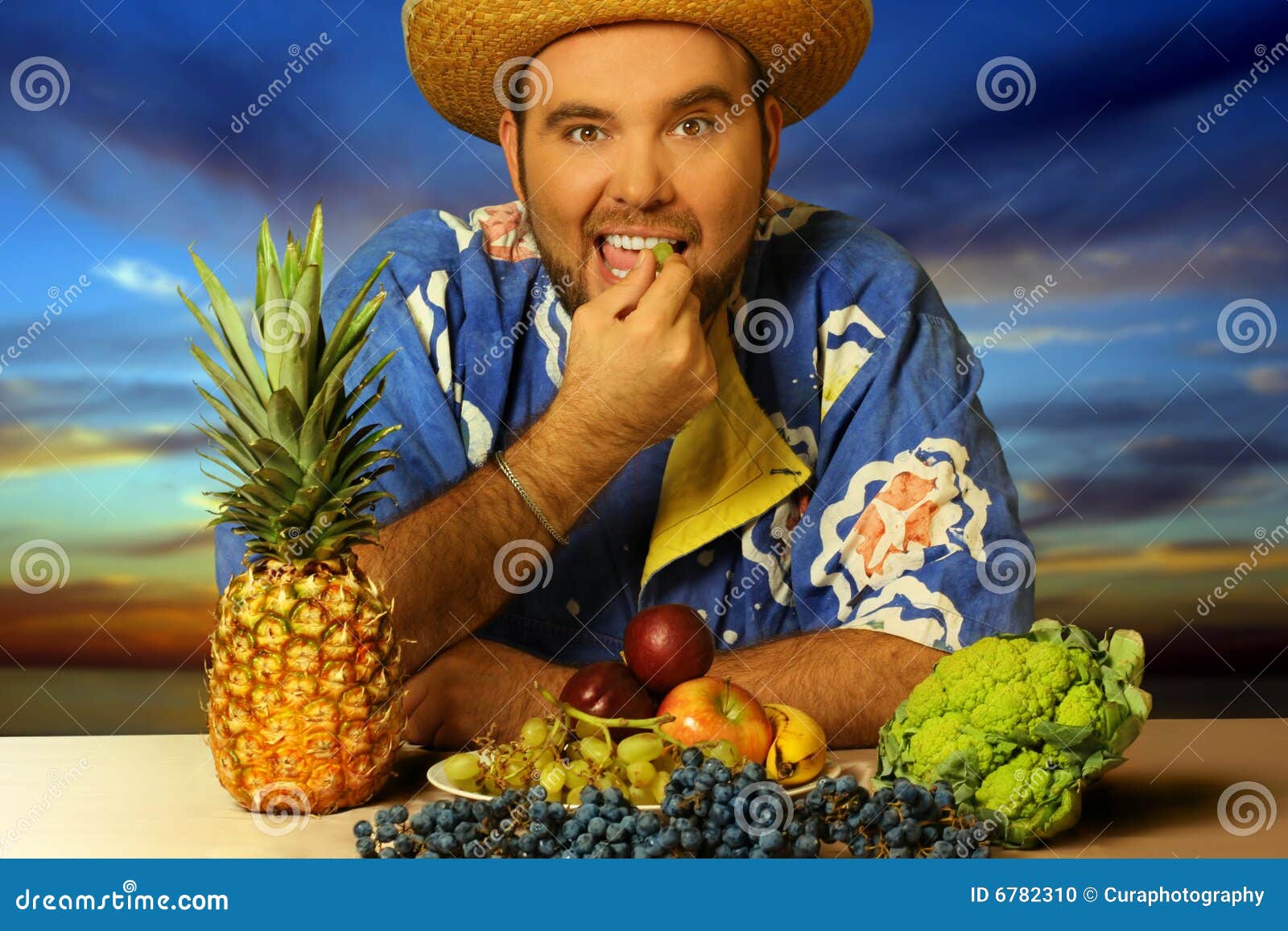 Big man eating stock photo. Image of expression, gluttony - 6782310