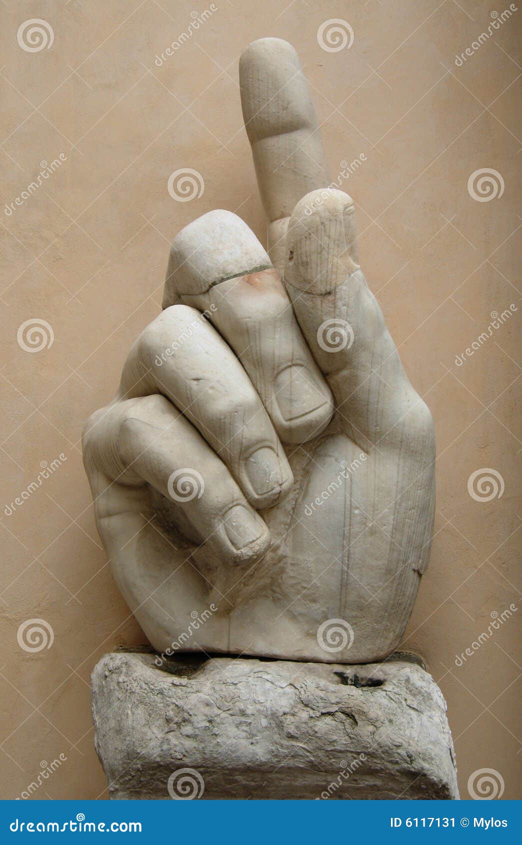 Big Marble Hand at Roman Museum Stock Image - Image of wrist, ruin: 6117131