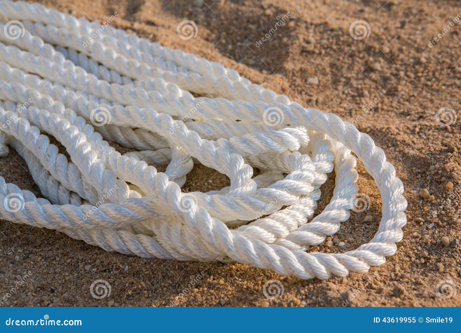 Big Marine Sea Ropes in Heap Stock Image - Image of rough, concept ...