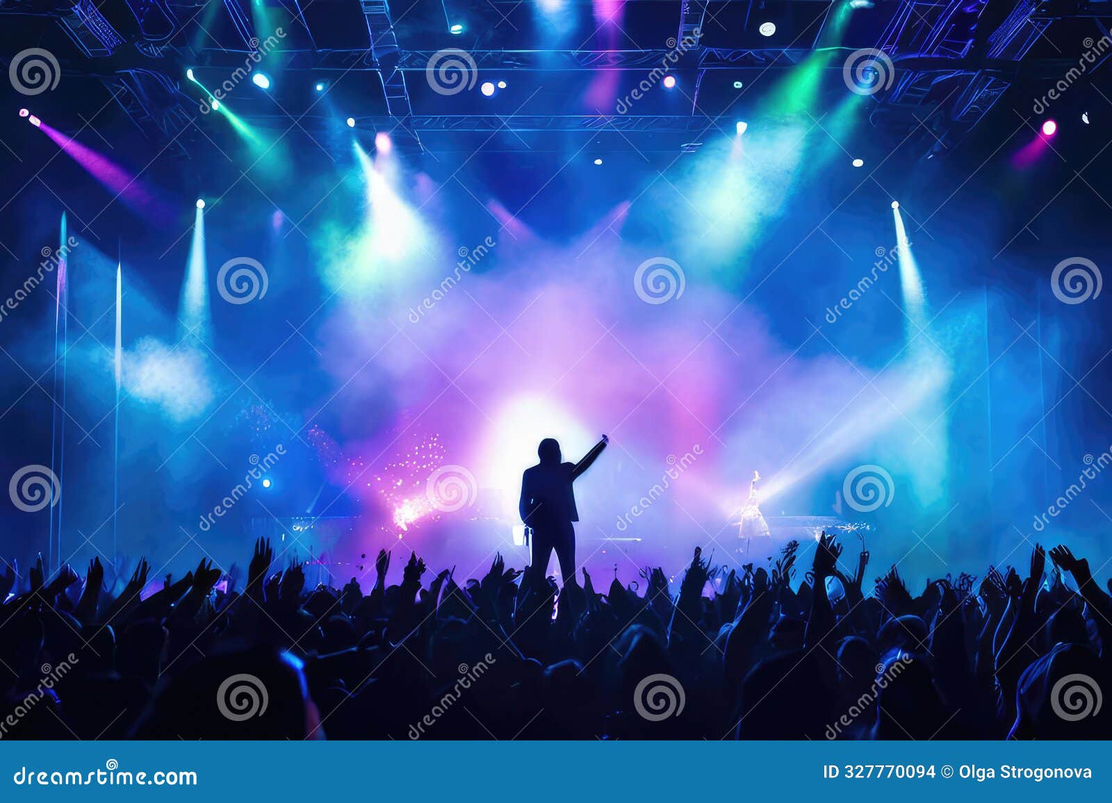 A big mass event. Concert stock photo. Image of musician - 327770094