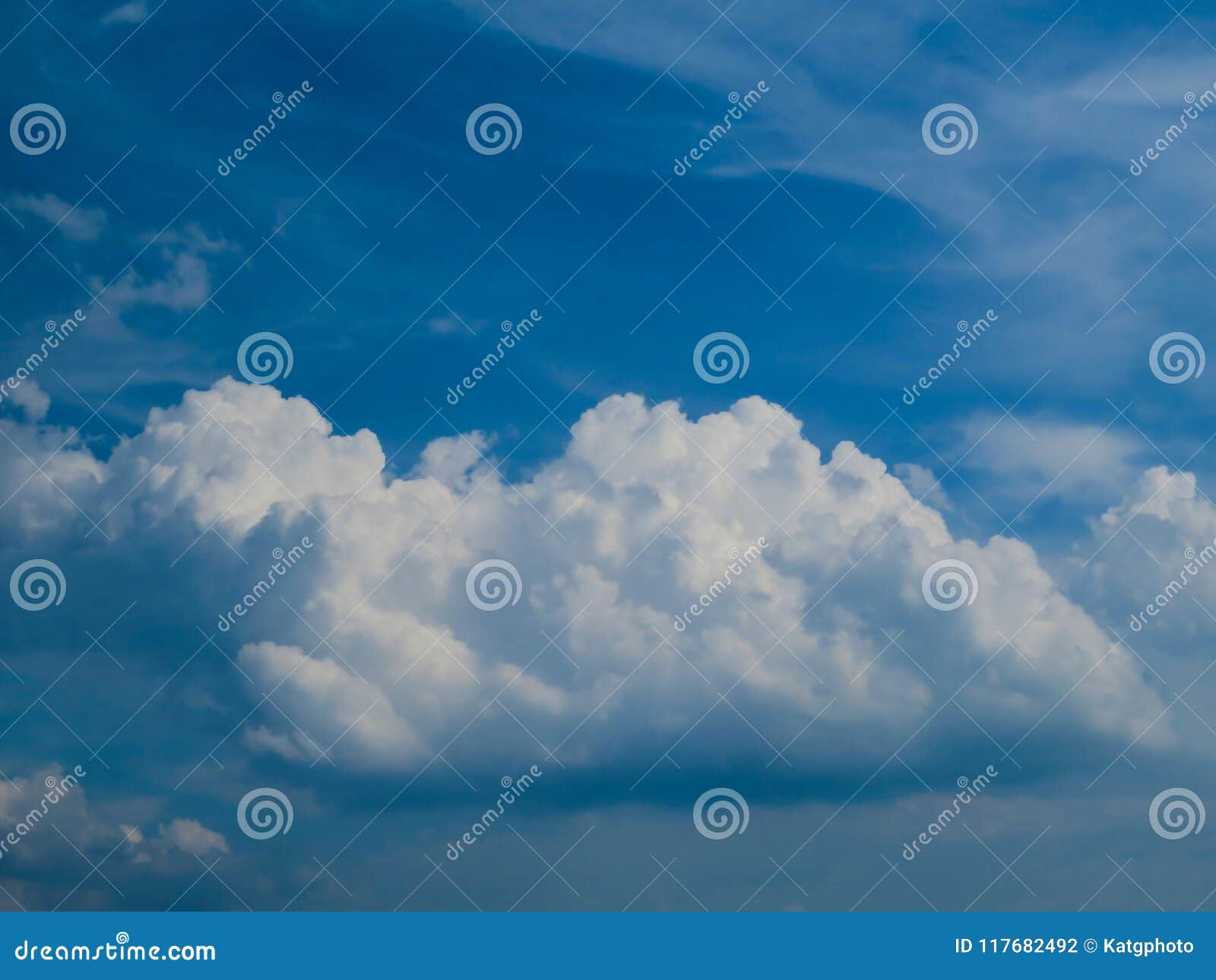 Big Cloud in the Sky stock photo. Image of environment - 117682492