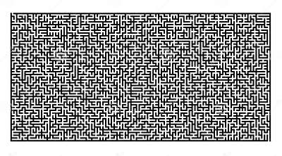 Large Maze stock illustration. Illustration of maze, isolated - 54683892