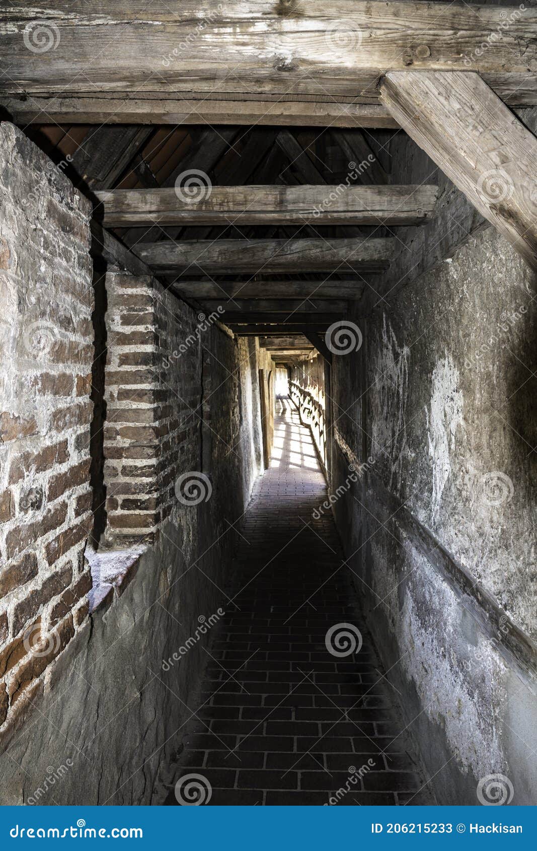 Big Medieval City Wall Around the Medieval Town Stock Image - Image of ...