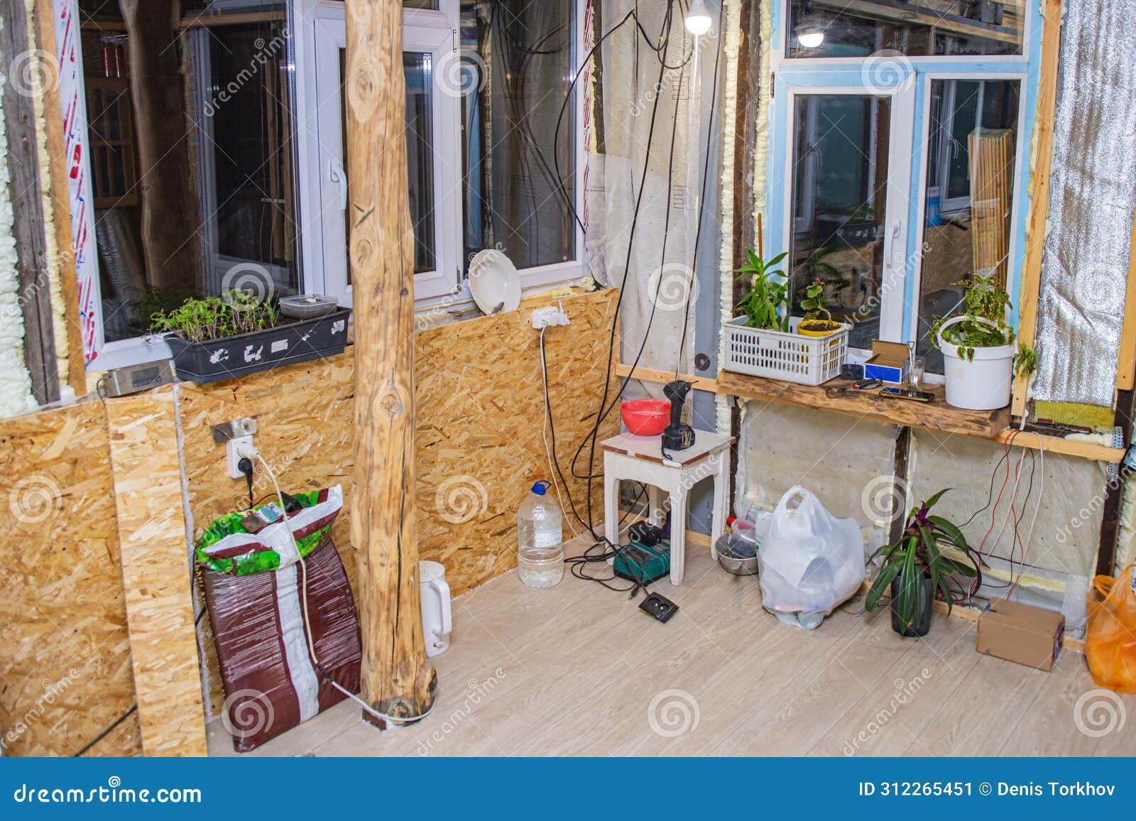 Big Mess in an Over Stuffed Suburban Garage Stock Image - Image of ...