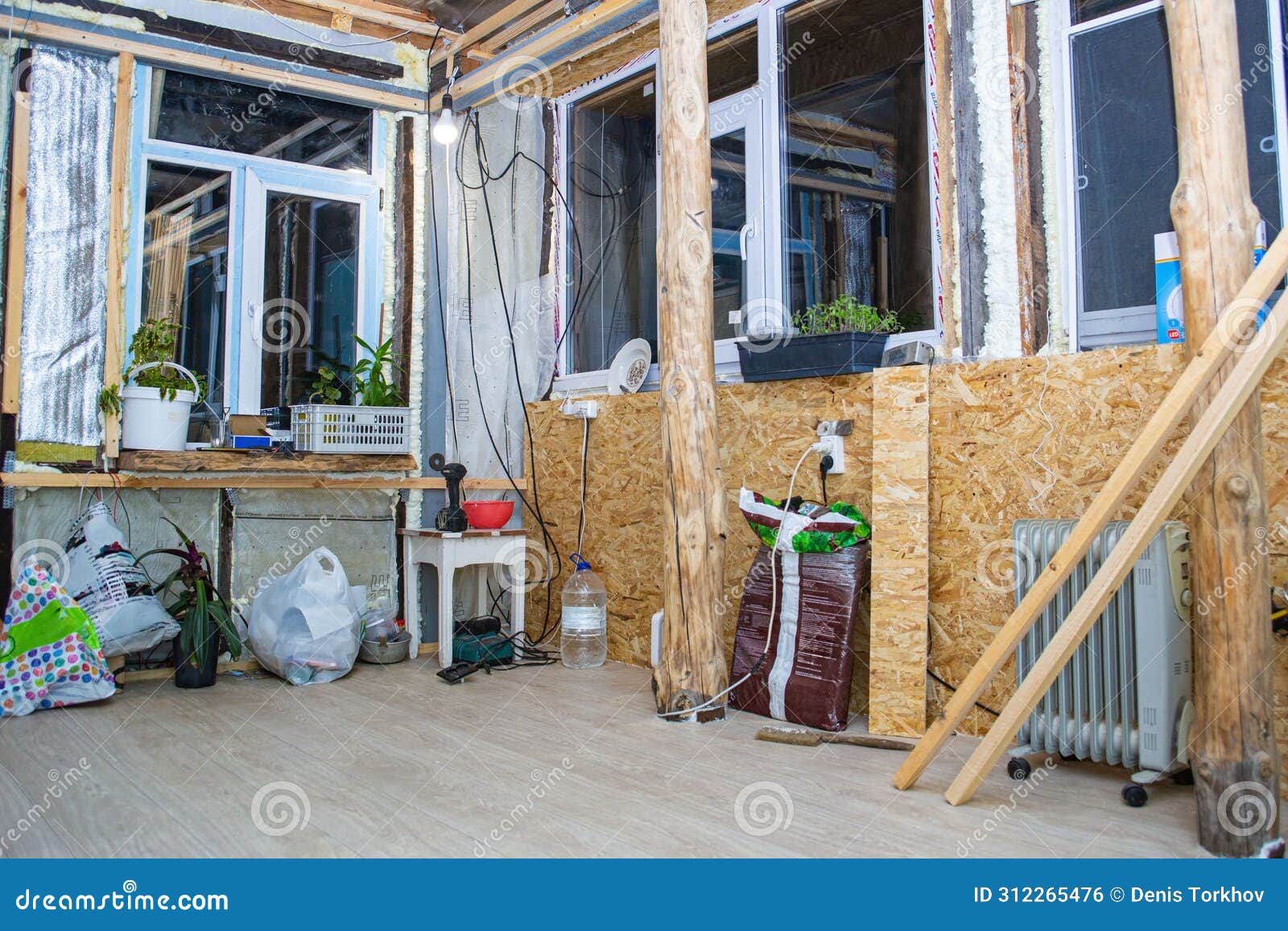 Big Mess in an Over Stuffed Suburban Garage Stock Photo - Image of ...