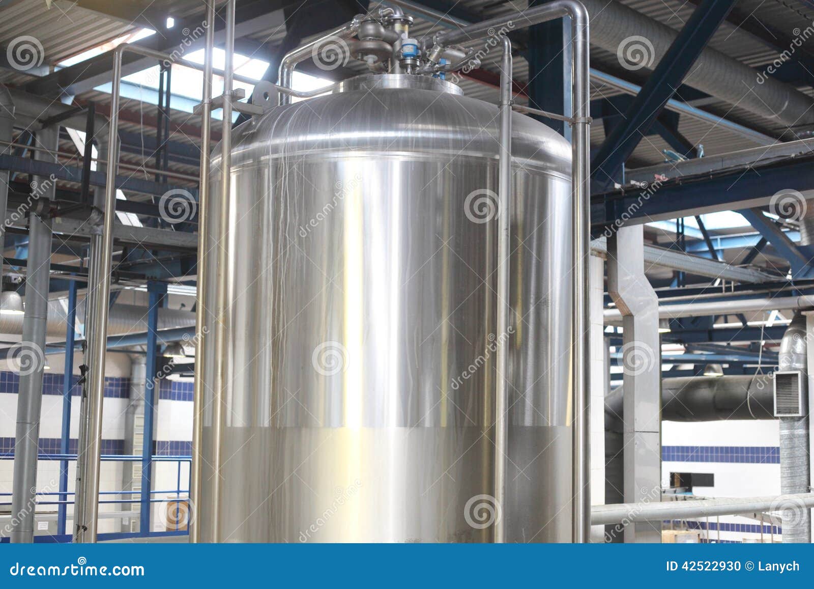 Big metal tank stock photo. Image of metal, equipment - 42522930