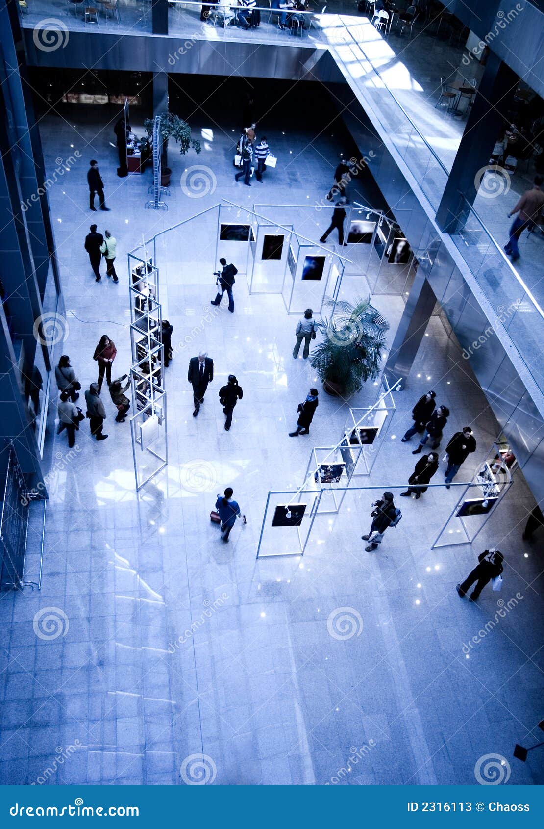 Big modern exhibition hall stock image. Image of commercial - 2316113