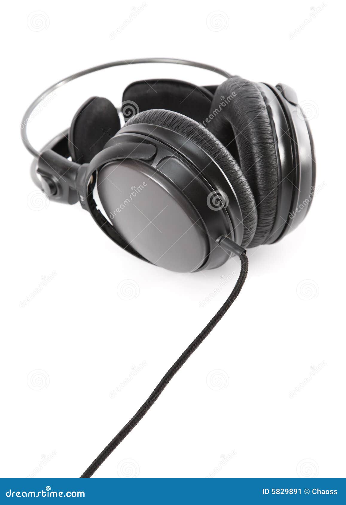 Big modern headphones stock image. Image of equipment - 5829891