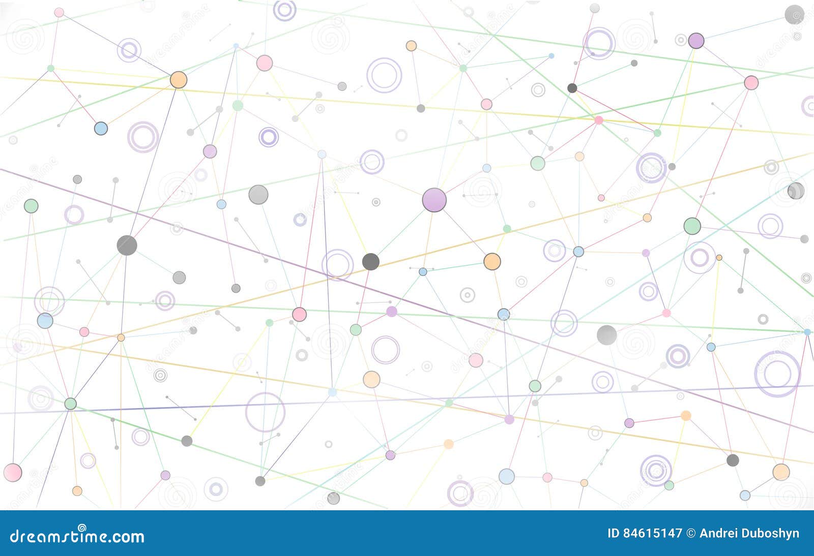 Big Molecular Colored Structure Stock Vector - Illustration of compound ...