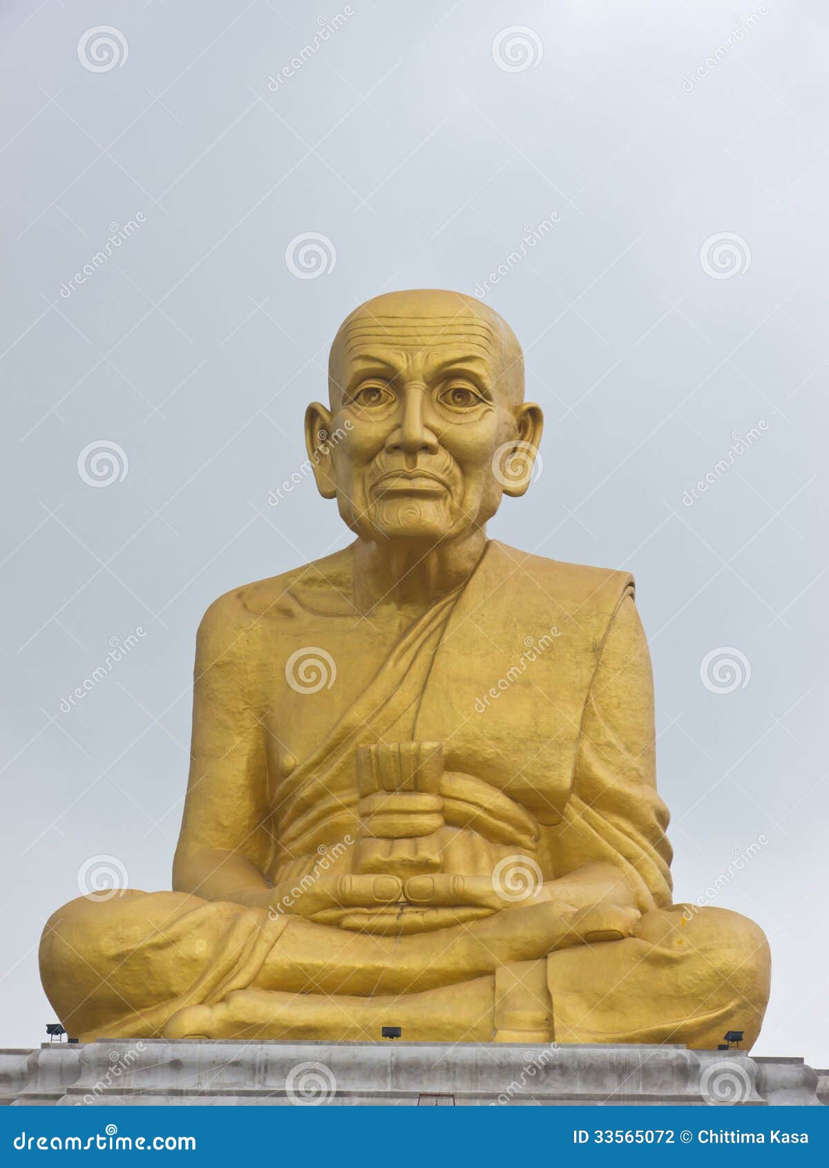 Big monk statue stock photo. Image of religion, holy - 33565072