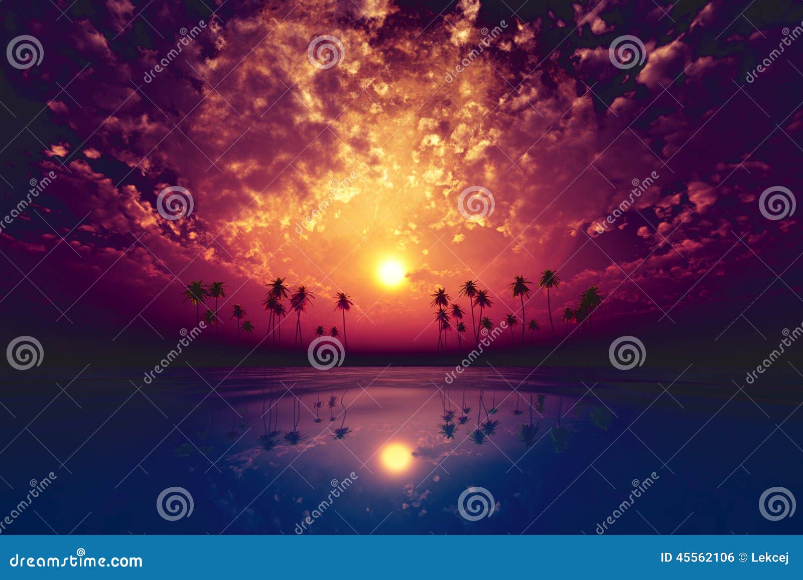 Big Moon Over Purple Sunset Stock Illustrations – 14 Big Moon Over ...