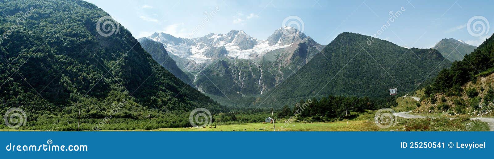 Big mountain valley stock image. Image of blue, valley - 25250541