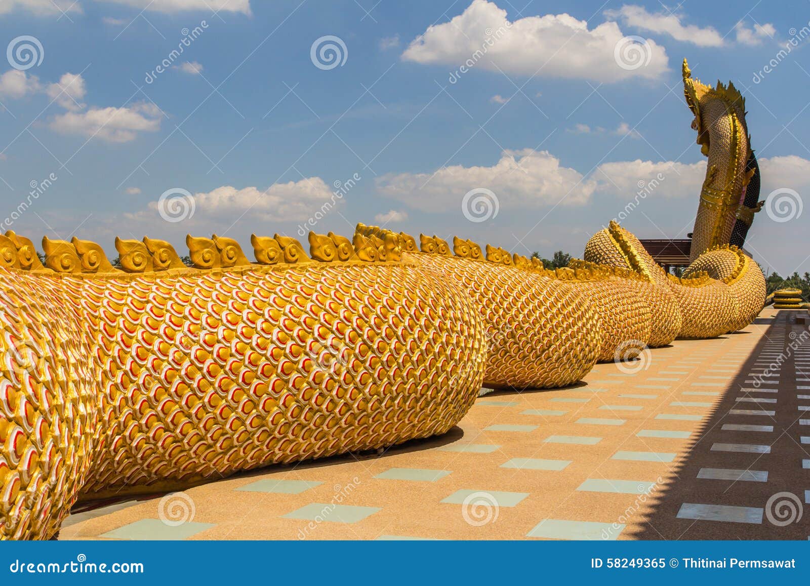 The Big Scaly Naga Snake Stock Photo | CartoonDealer.com #59105982