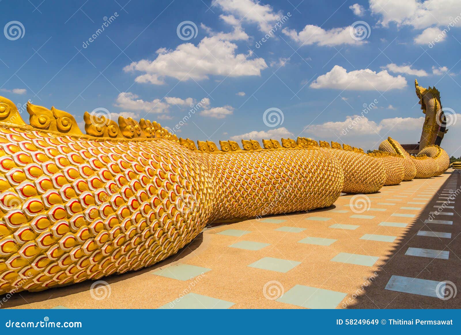The Big Scaly Naga Snake Stock Photo | CartoonDealer.com #59105982