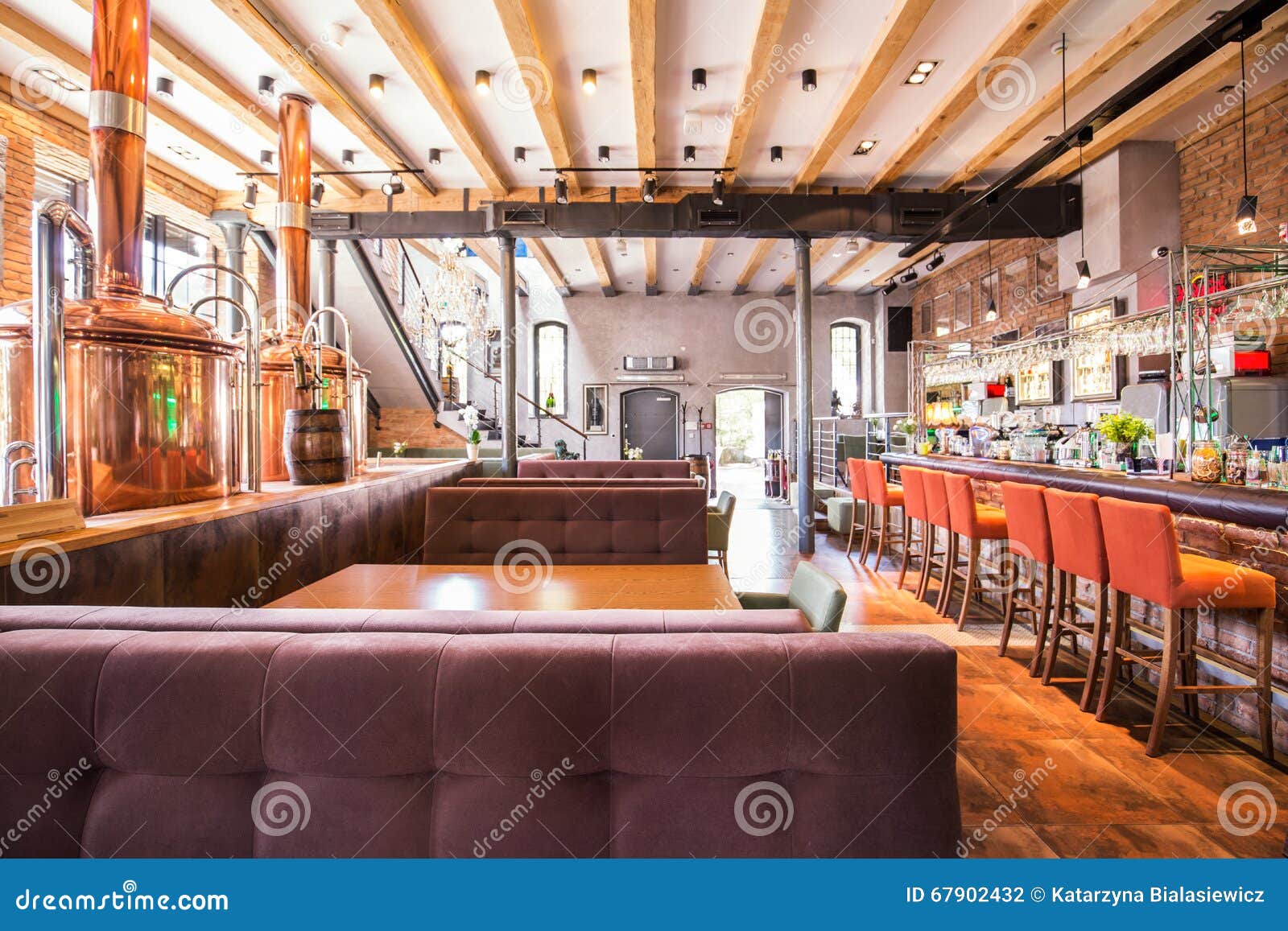 Big new restaurant stock photo. Image of parquet, dinning - 67902432