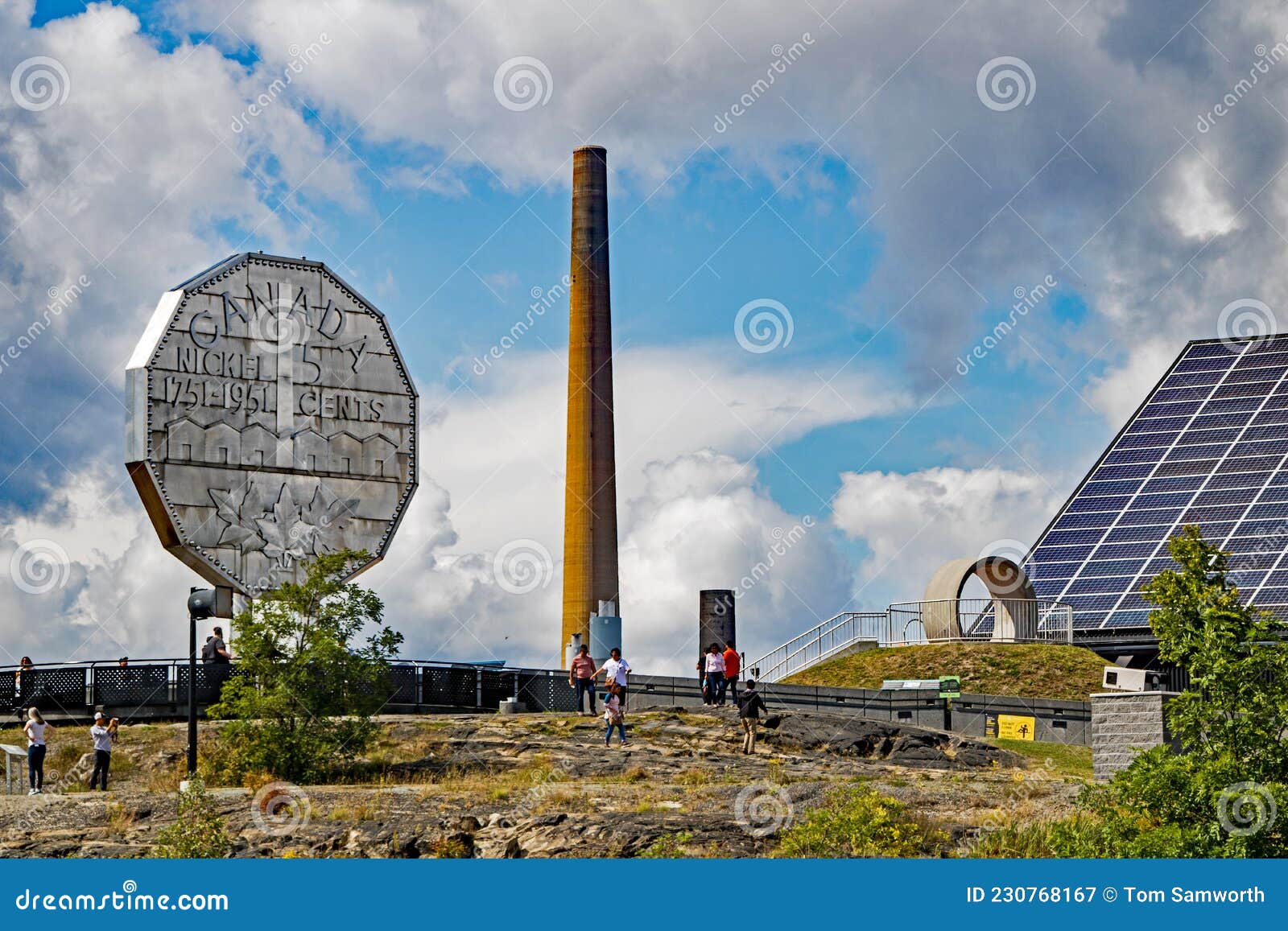 The Big Nickel, Inco Superstack and Dynamic Earth Editorial Photography ...