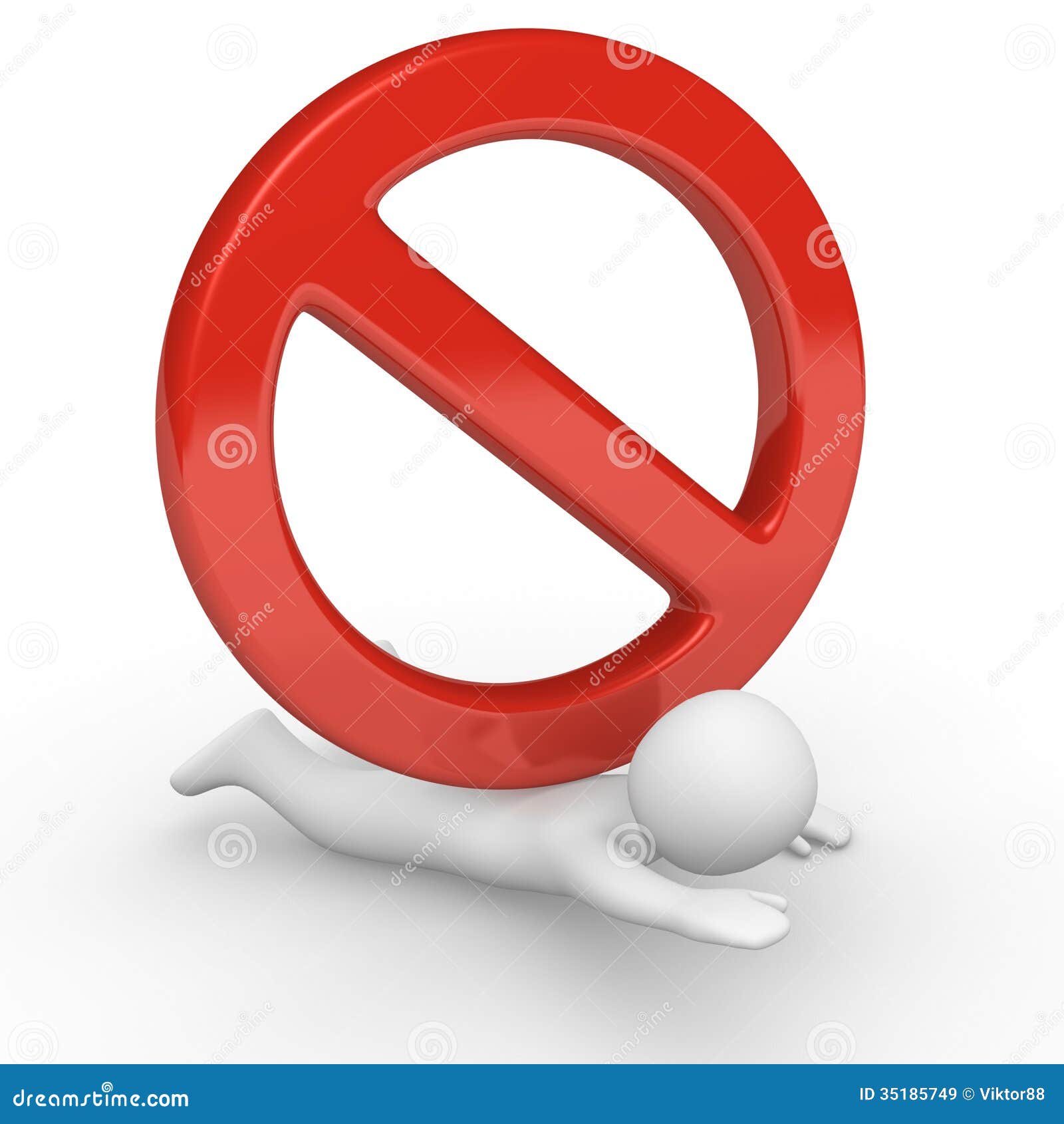 Human Suppression Icon Vector Outline Illustration | CartoonDealer.com ...