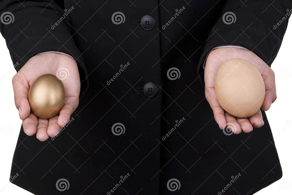 Big is not always better stock image. Image of golden - 6329023