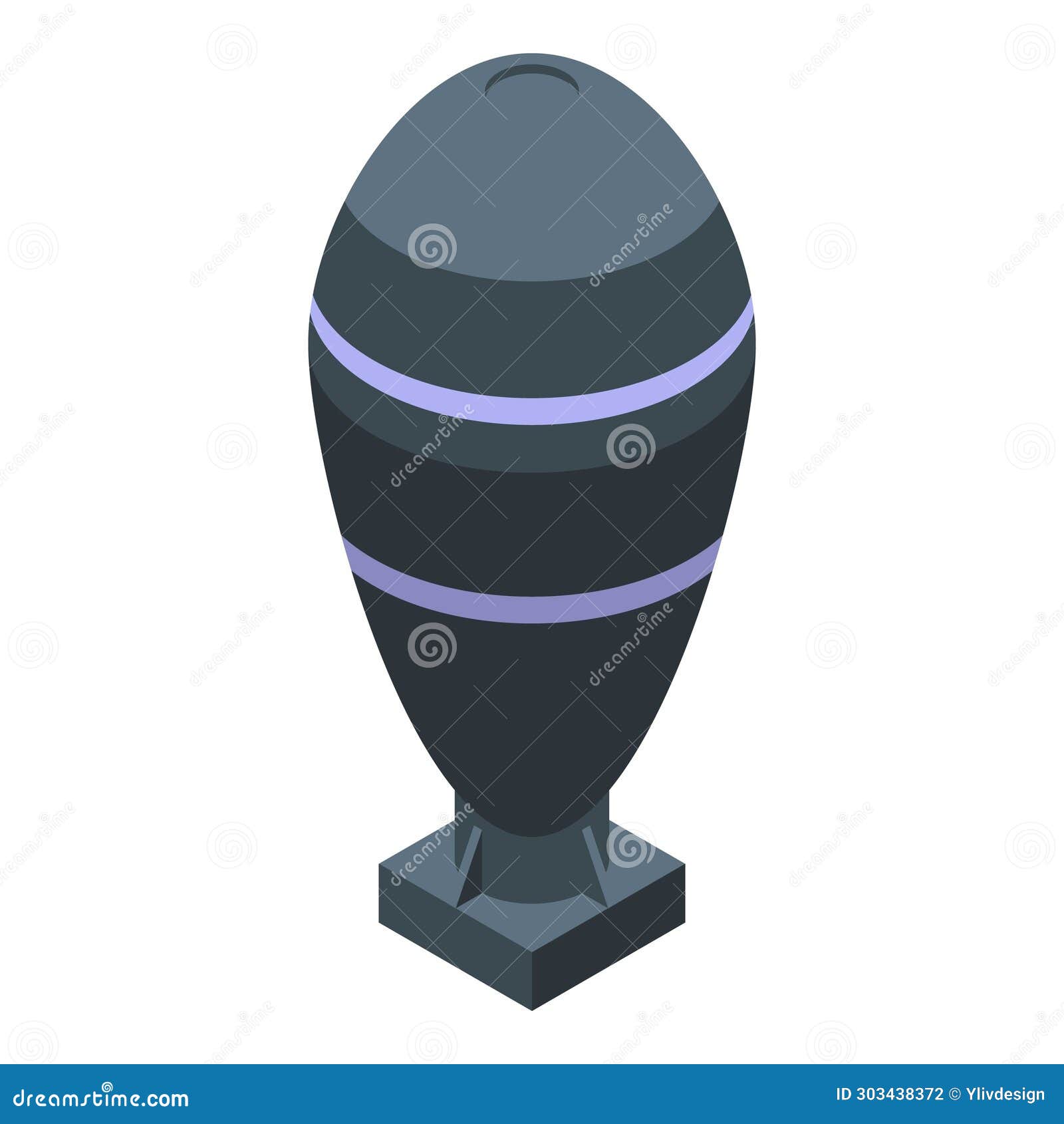 Big Nuclear Weapon Icon Isometric Vector. Fire Nuke Blast Stock Vector ...