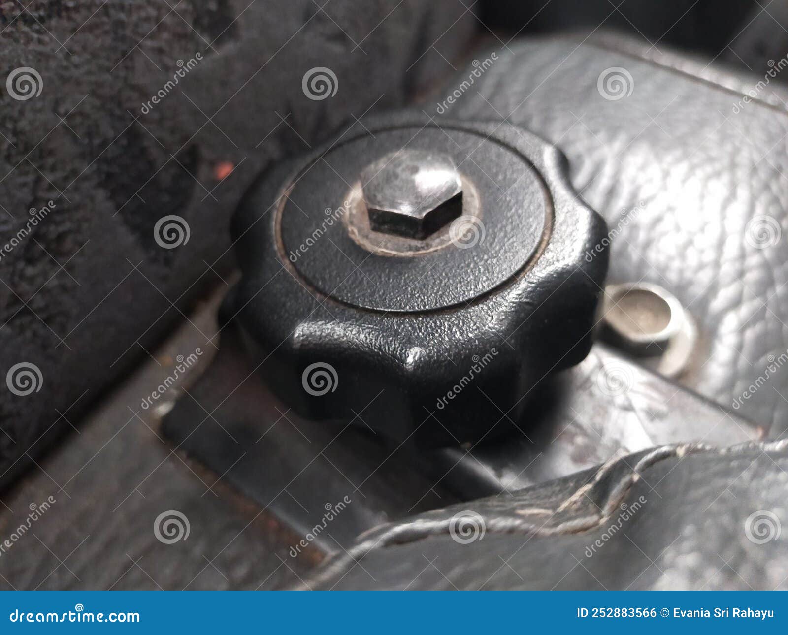 Big nut in the car stock photo. Image of black, hand - 252883566