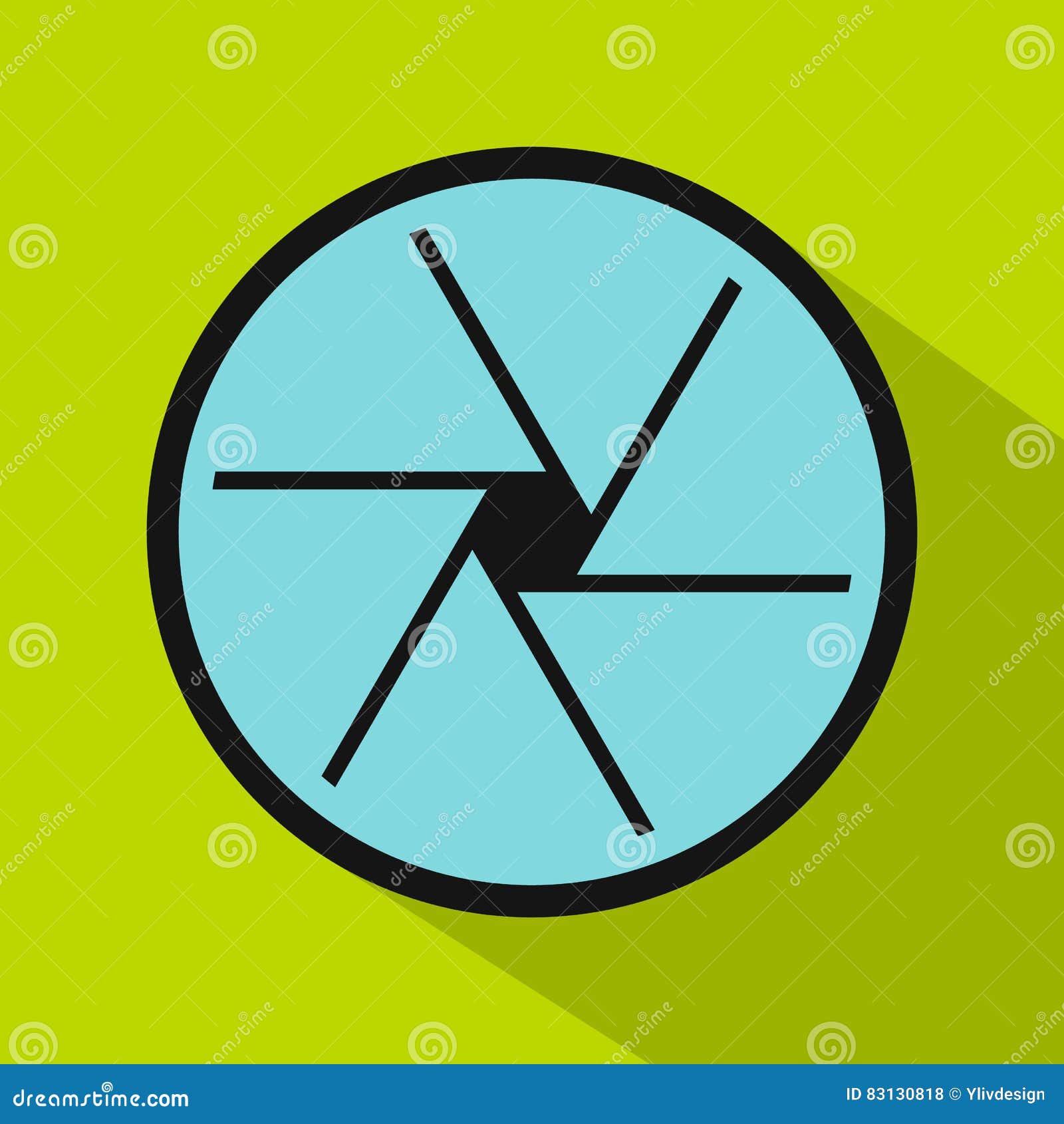 Big Objective Icon, Flat Style Stock Vector - Illustration of isolated ...