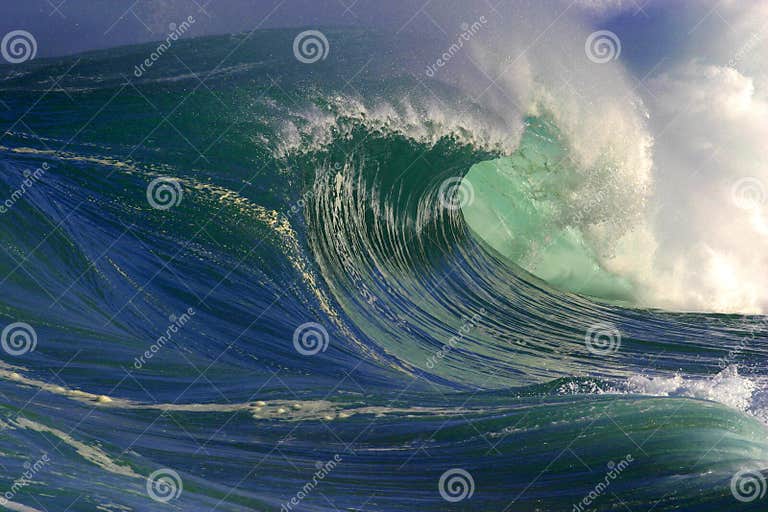Big Ocean Wave in Hawaii stock photo. Image of pacific - 8890664
