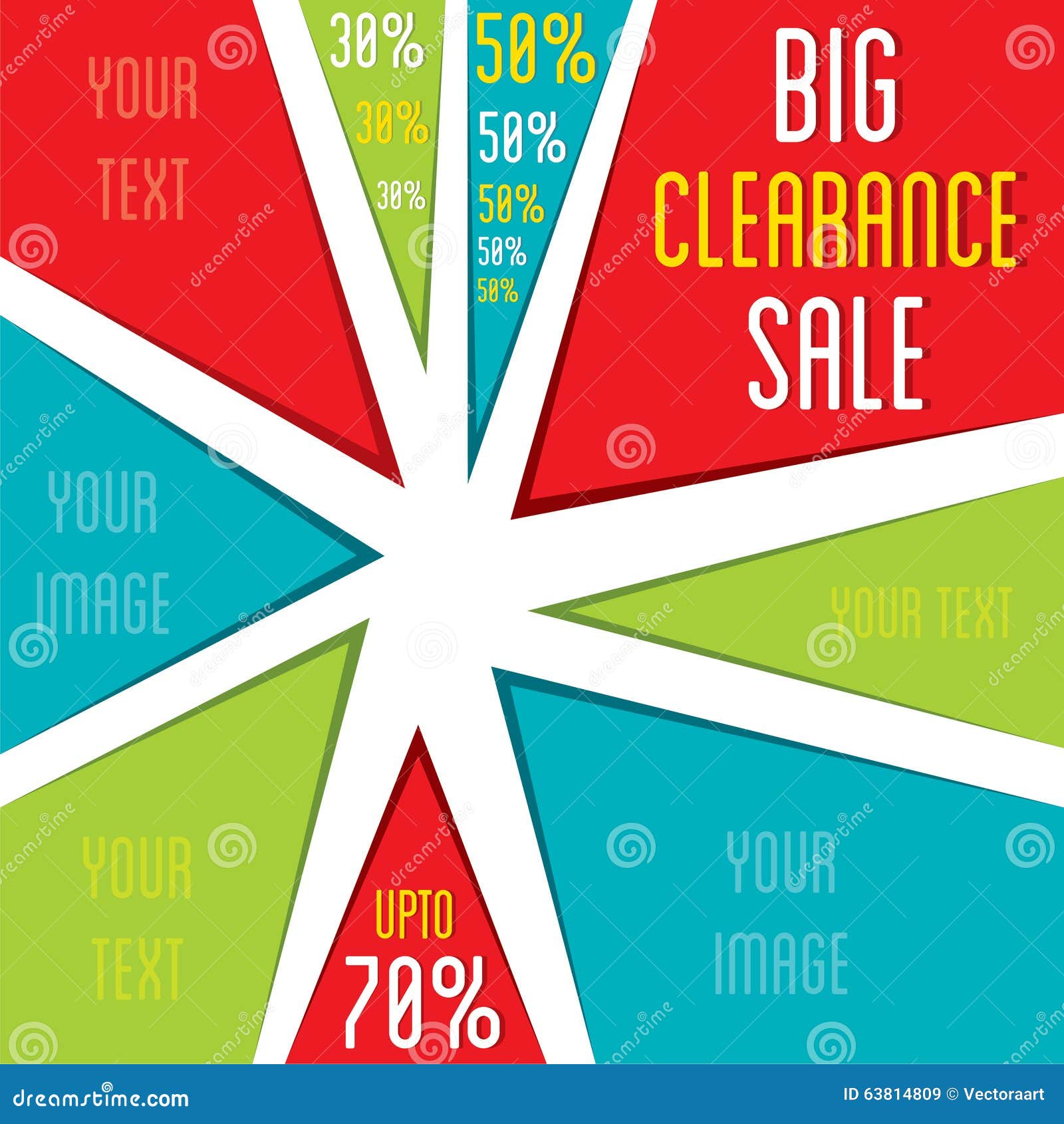 Big offer discount banner stock vector. Illustration of shop - 63814809