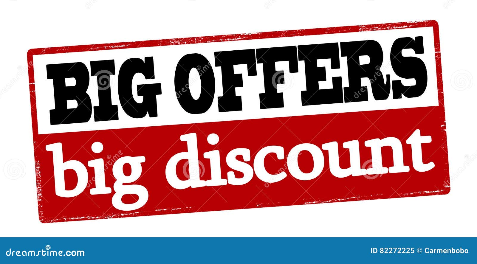 Big offers big discount stock vector. Illustration of offering - 82272225