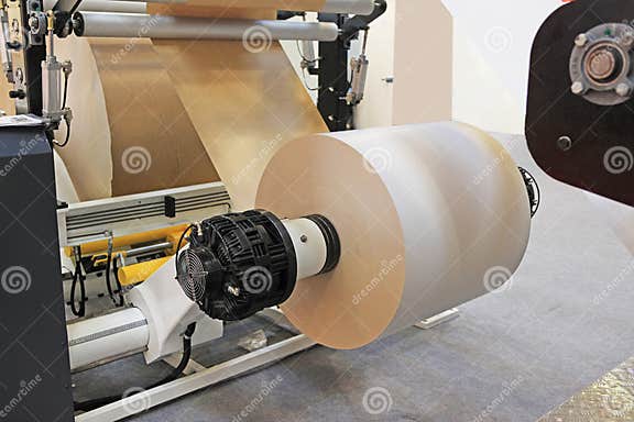 Big offset print machine stock image. Image of printer - 21813423