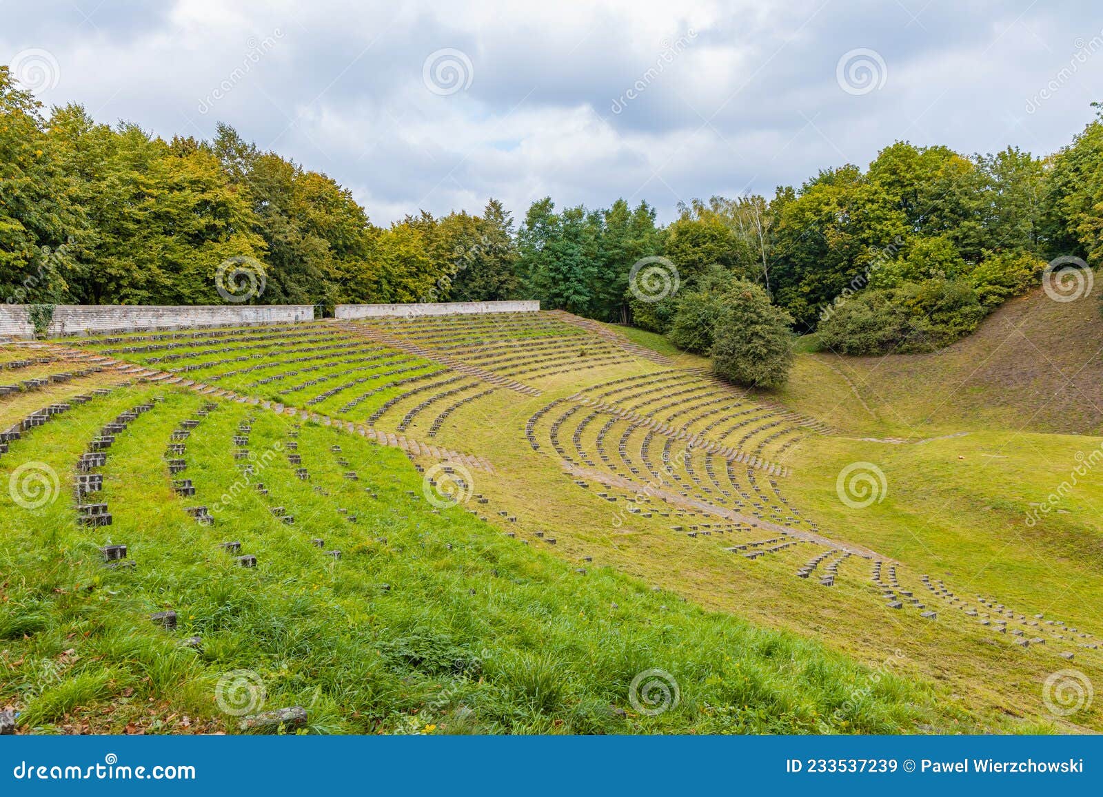 Big Old Amphitheater in Citadel Park Stock Image - Image of ...