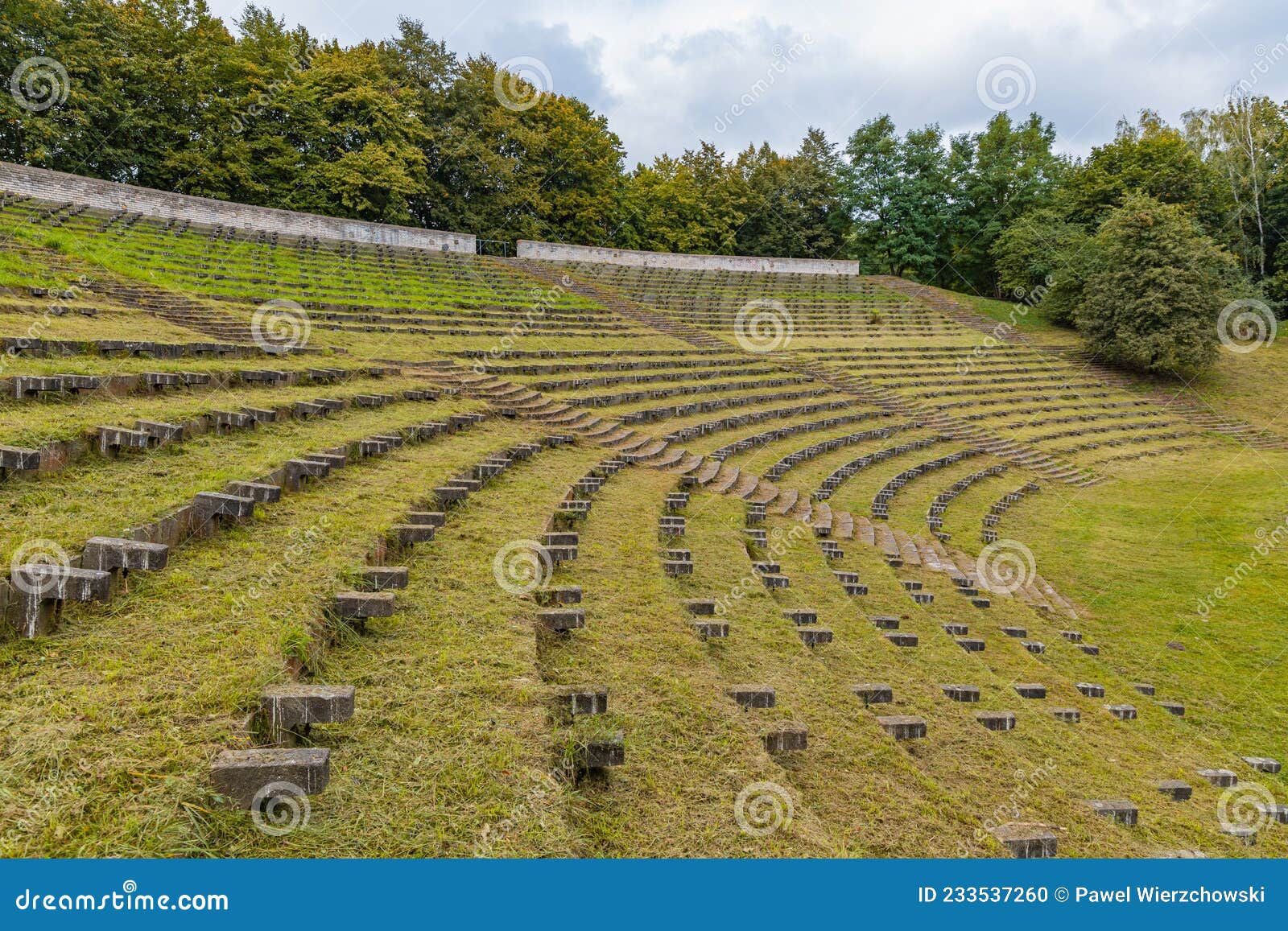 Big Old Amphitheater in Citadel Park Stock Photo - Image of panoramic ...