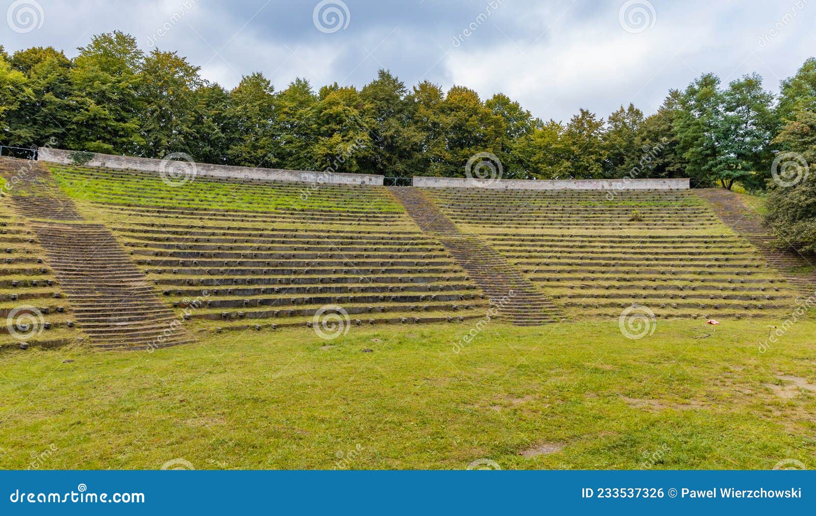Big Old Amphitheater in Citadel Park Stock Photo - Image of panoramic ...